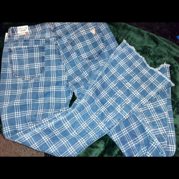 Jeans | Checkered Jeans | Poshmark